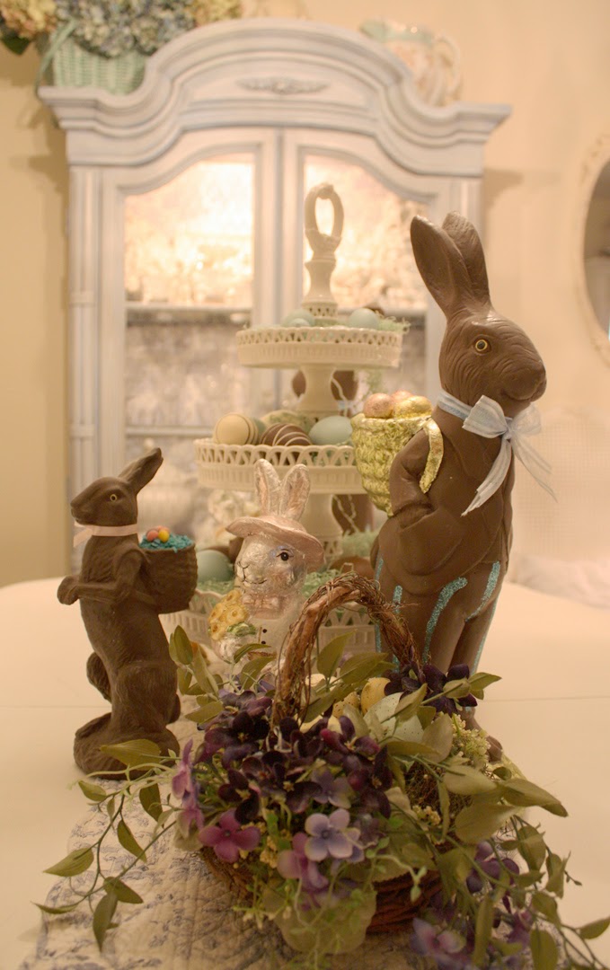 My Romantic Home: Easter Decor from the past - Show and Tell Friday